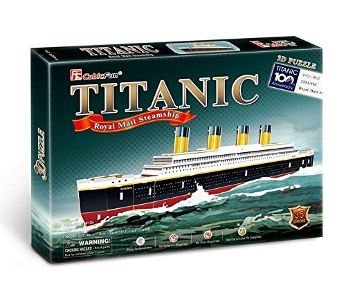 CubicFun Cubic Fun RMS Titanic Ship 3D Puzzle Small 35 Pieces | Buy ...