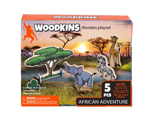 Wild Republic Woodkins Playset - African Adventure | Buy online at The Nile